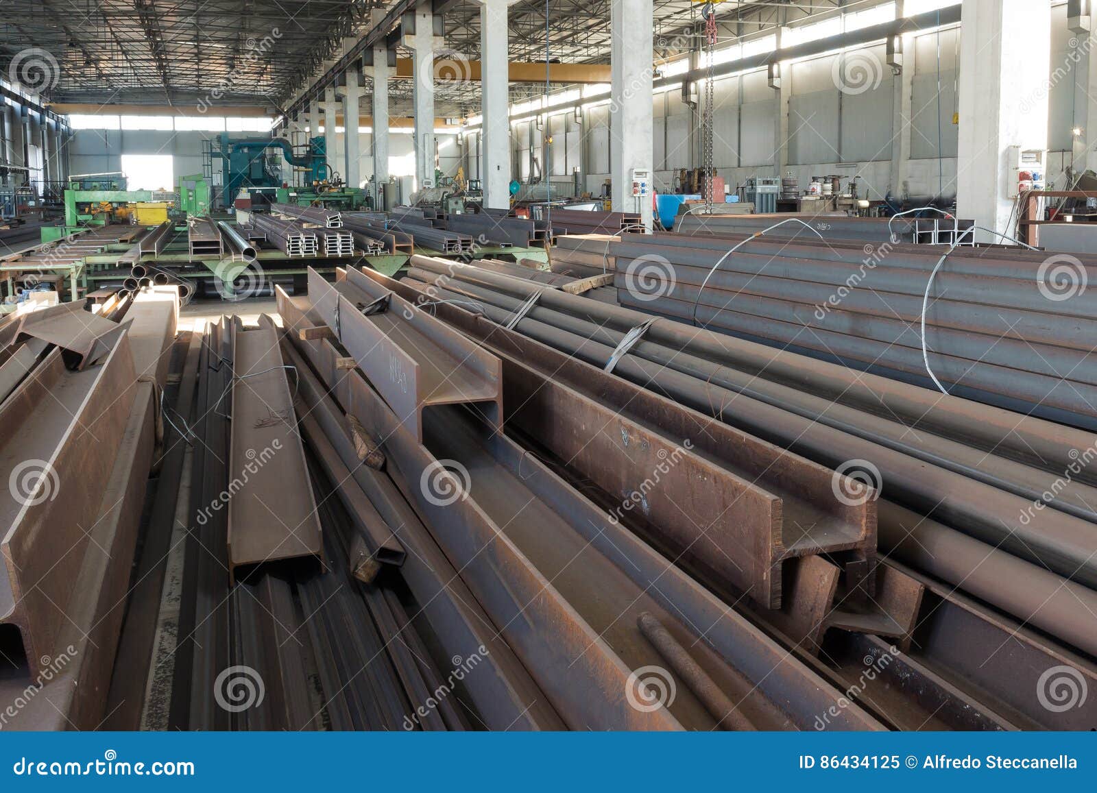 The iron factory stock image. Image of construction, factory - 86434125