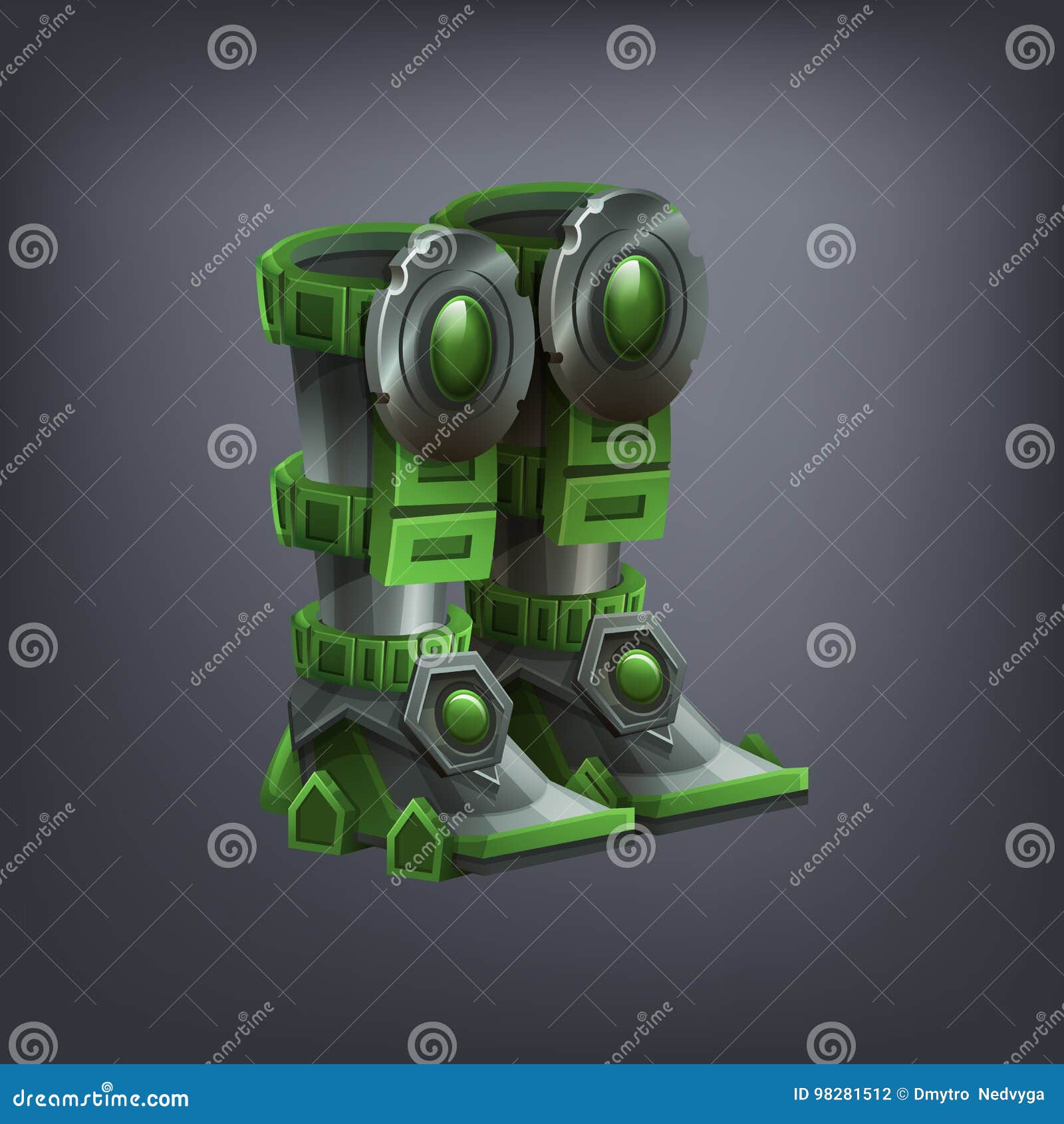 Iron Boots Icon In Trendy Flat Style Isolated On White Background ...