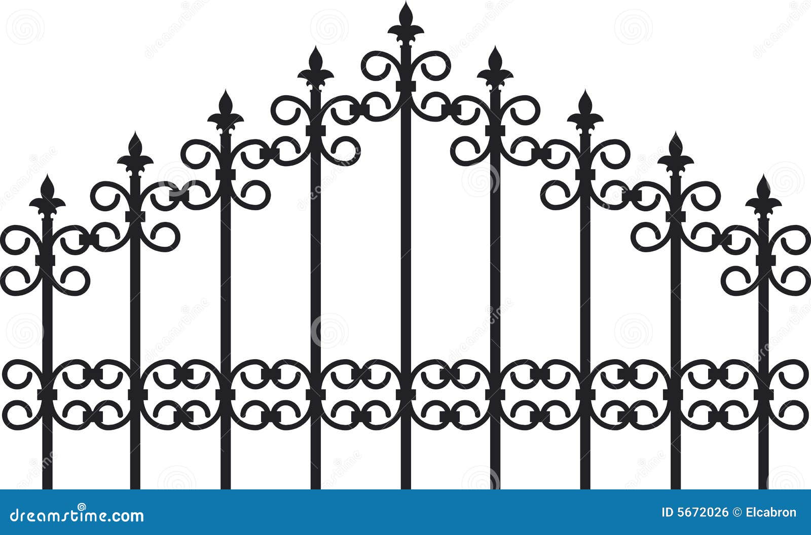 Iron Fence Stock Photo | CartoonDealer.com #77852580