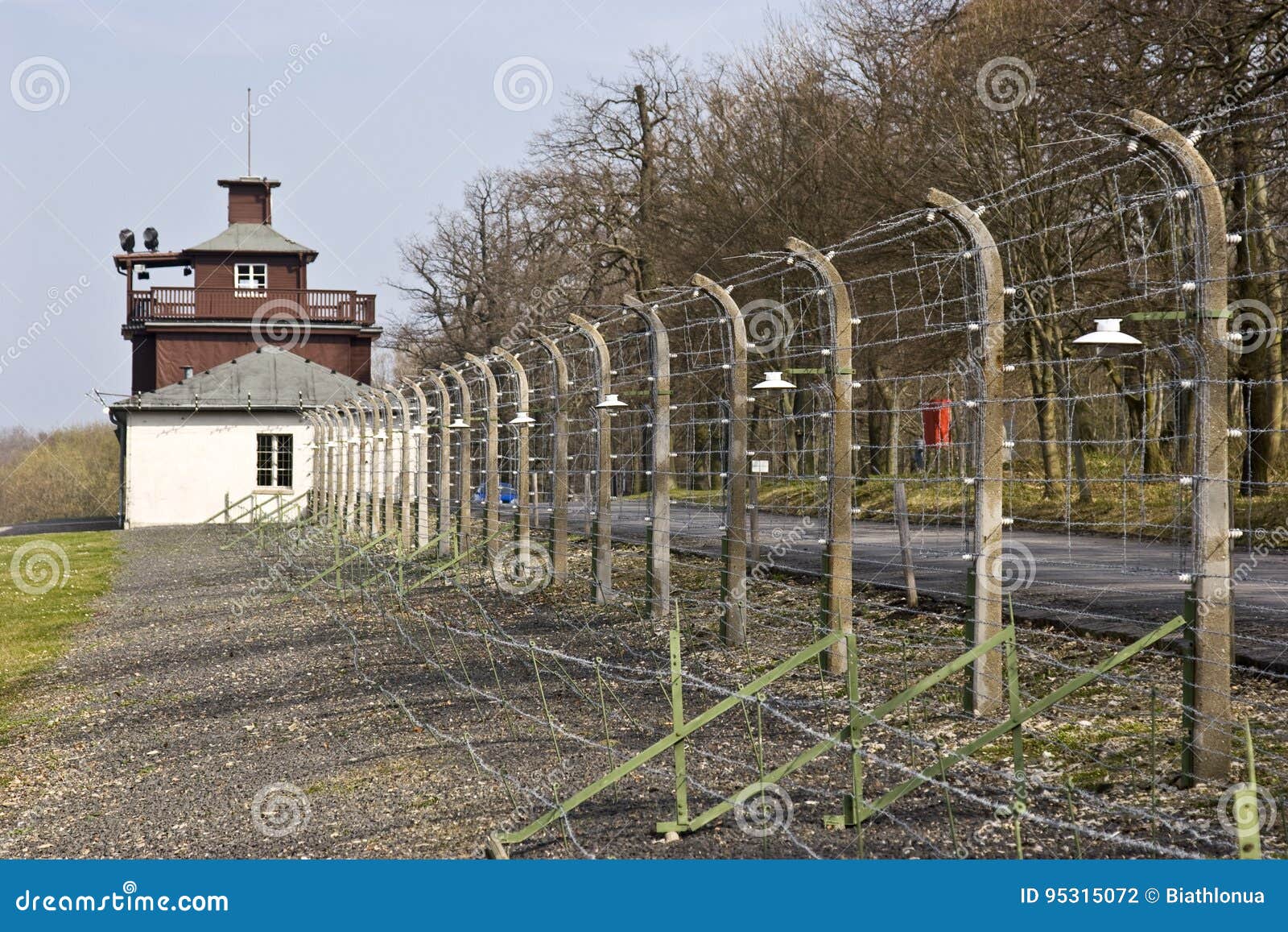Iron fence in prison editorial photography. Image of fence - 95315072