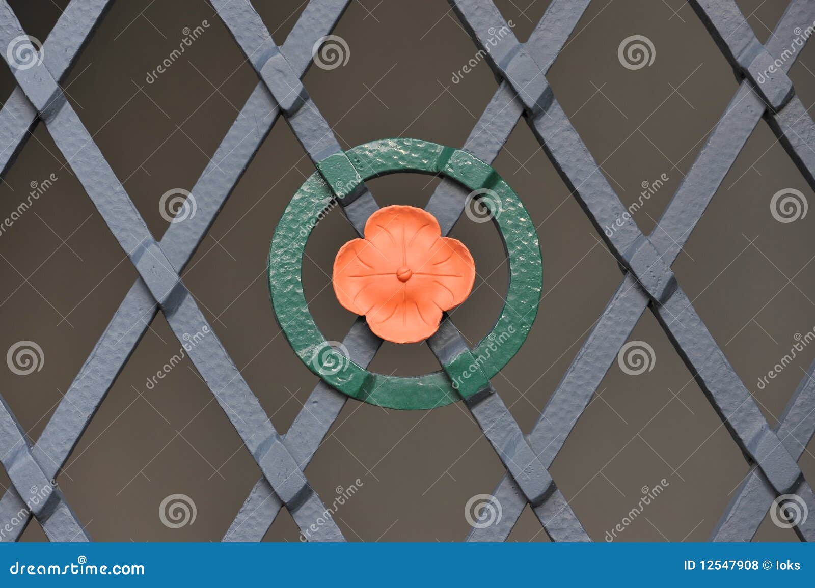 Iron Flower stock photo. Image of entrance, ancient, fragment - 12547908