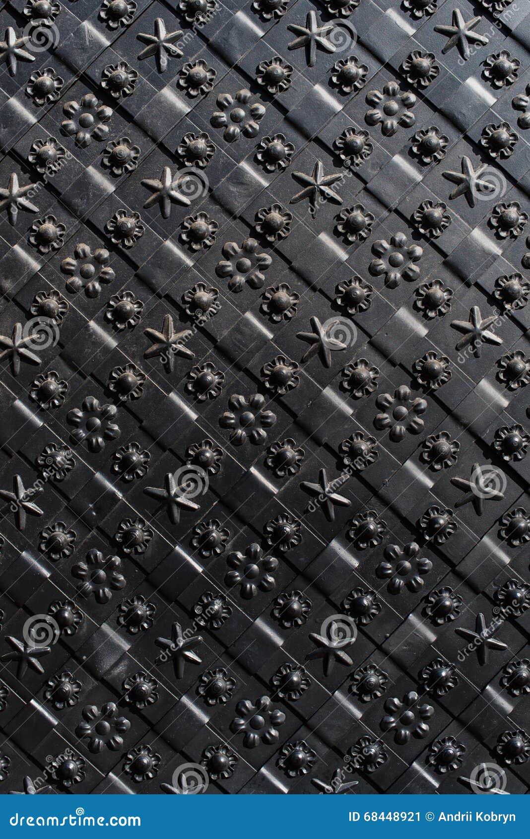 Iron Forged Door Pattern Close Up. Urban Patterns Stock Image - Image ...