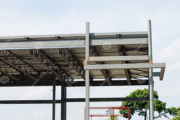 Iron frame building stock image. Image of concrete, unfinished - 326833531
