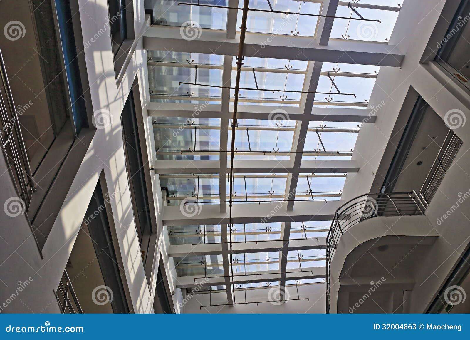 Iron Frame And Glass Background Royalty-Free Stock Photography ...