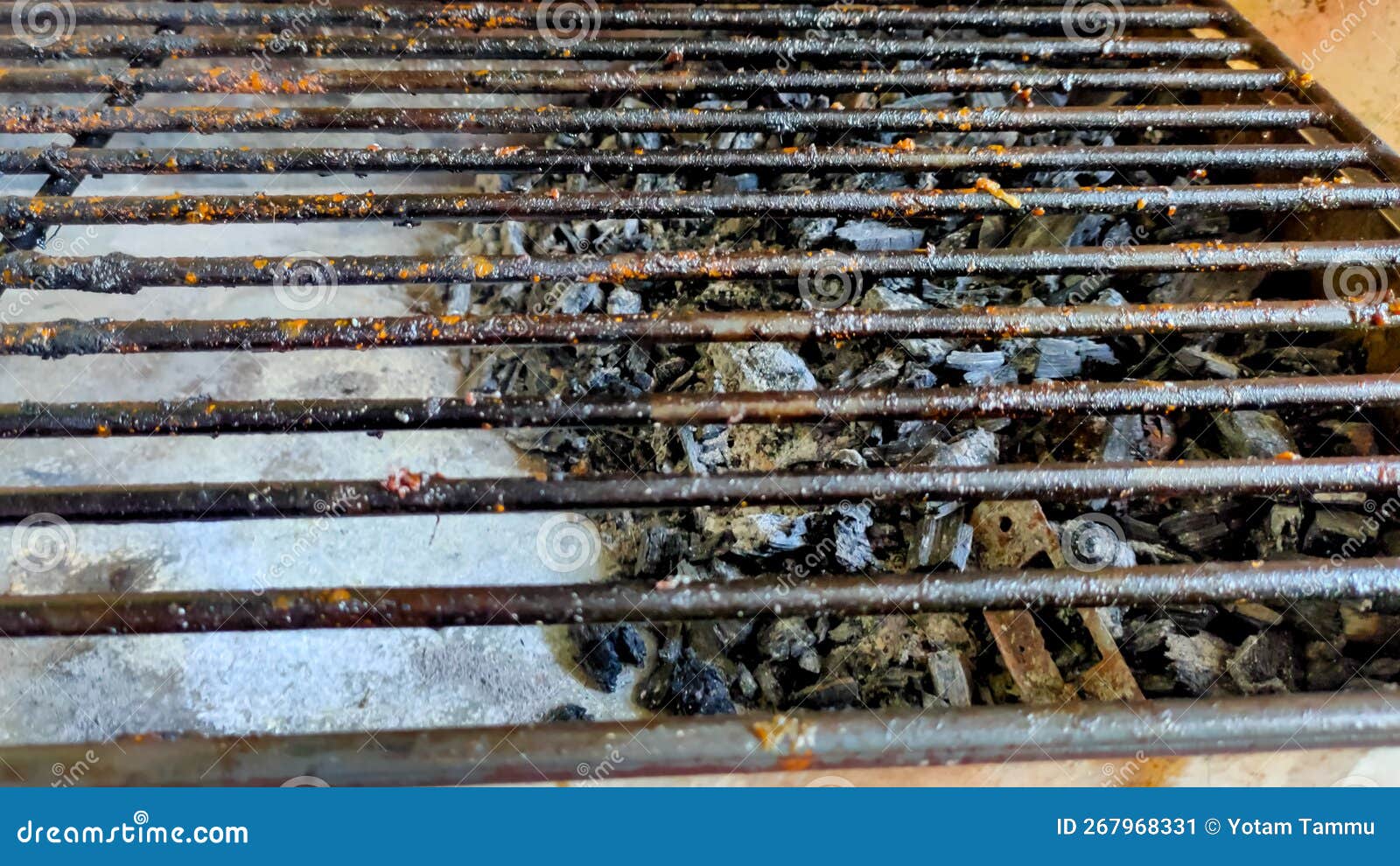 The Iron Furnace is Used for Roasting Meat and Fish. Stock Image ...