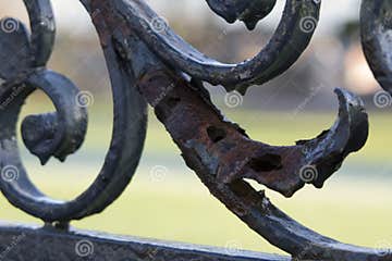 Iron gate stock image. Image of black, rusty, bars, entry - 625621