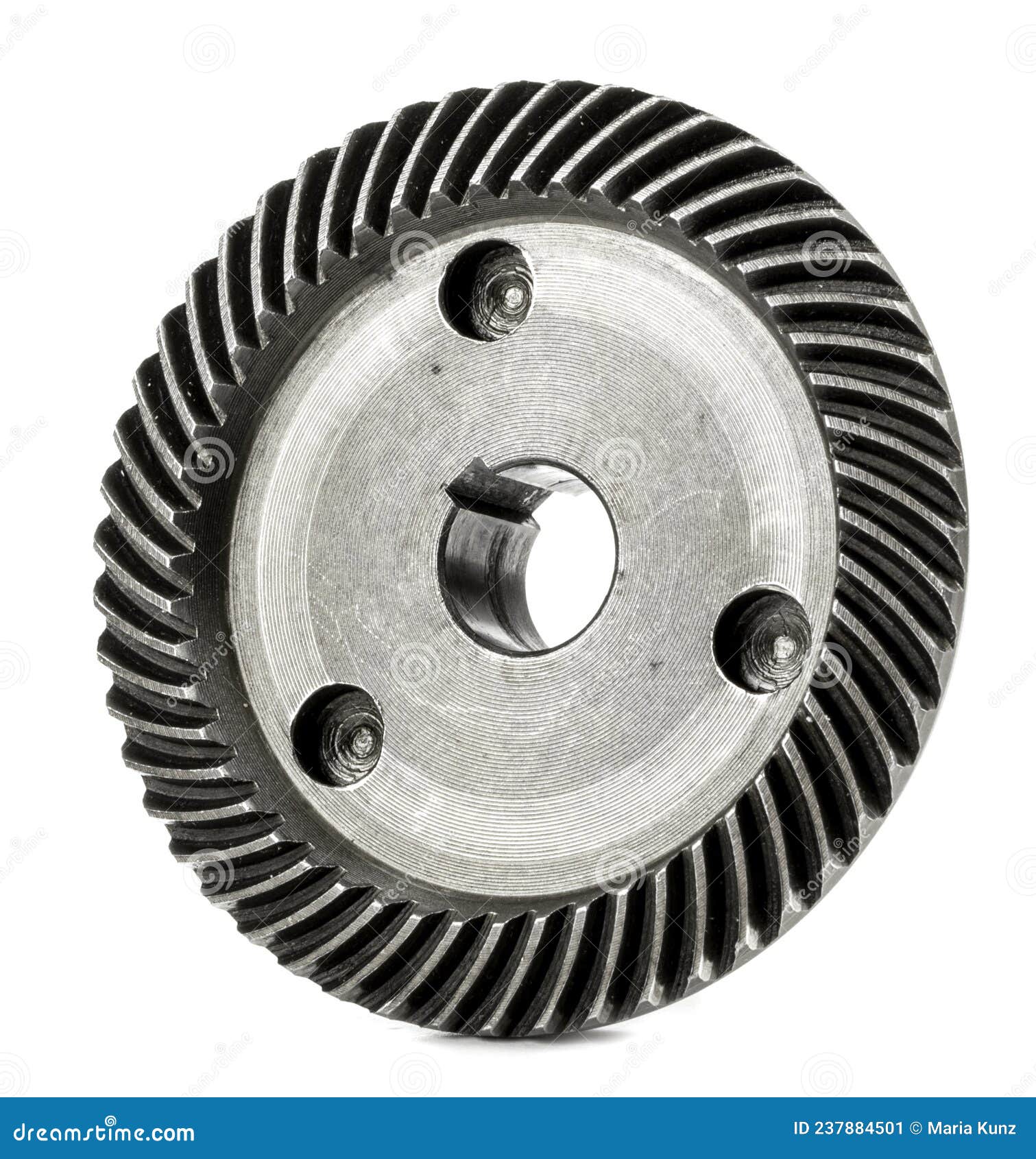 Iron Gear on White Background Stock Image - Image of steel, white ...