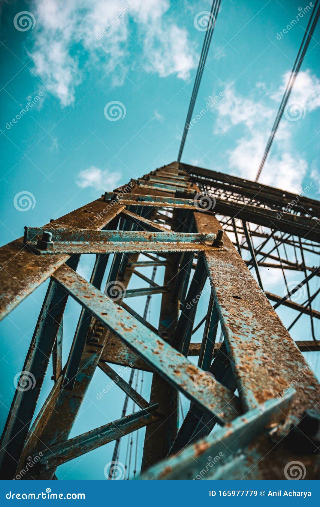 Iron Getting Rust Over Time with Sky Stock Image - Image of time, iron ...