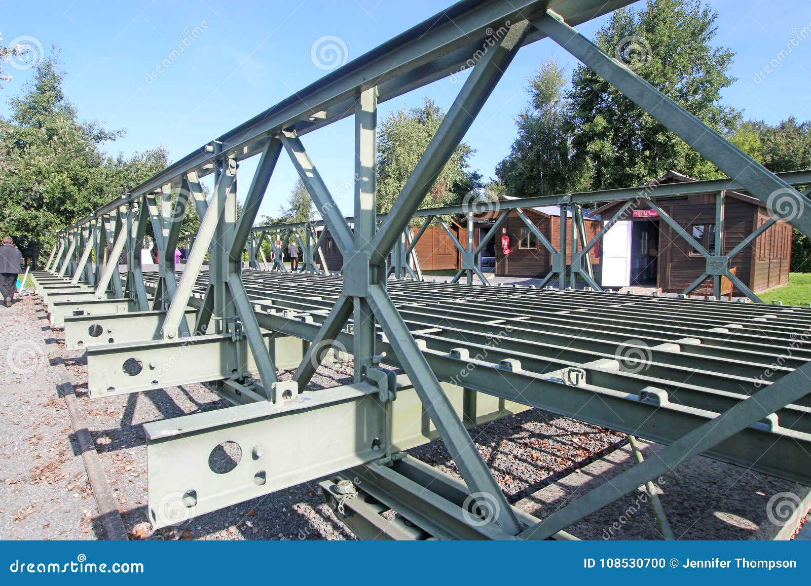 Bailey Bridge, Normandy editorial image. Image of france - 108530700
