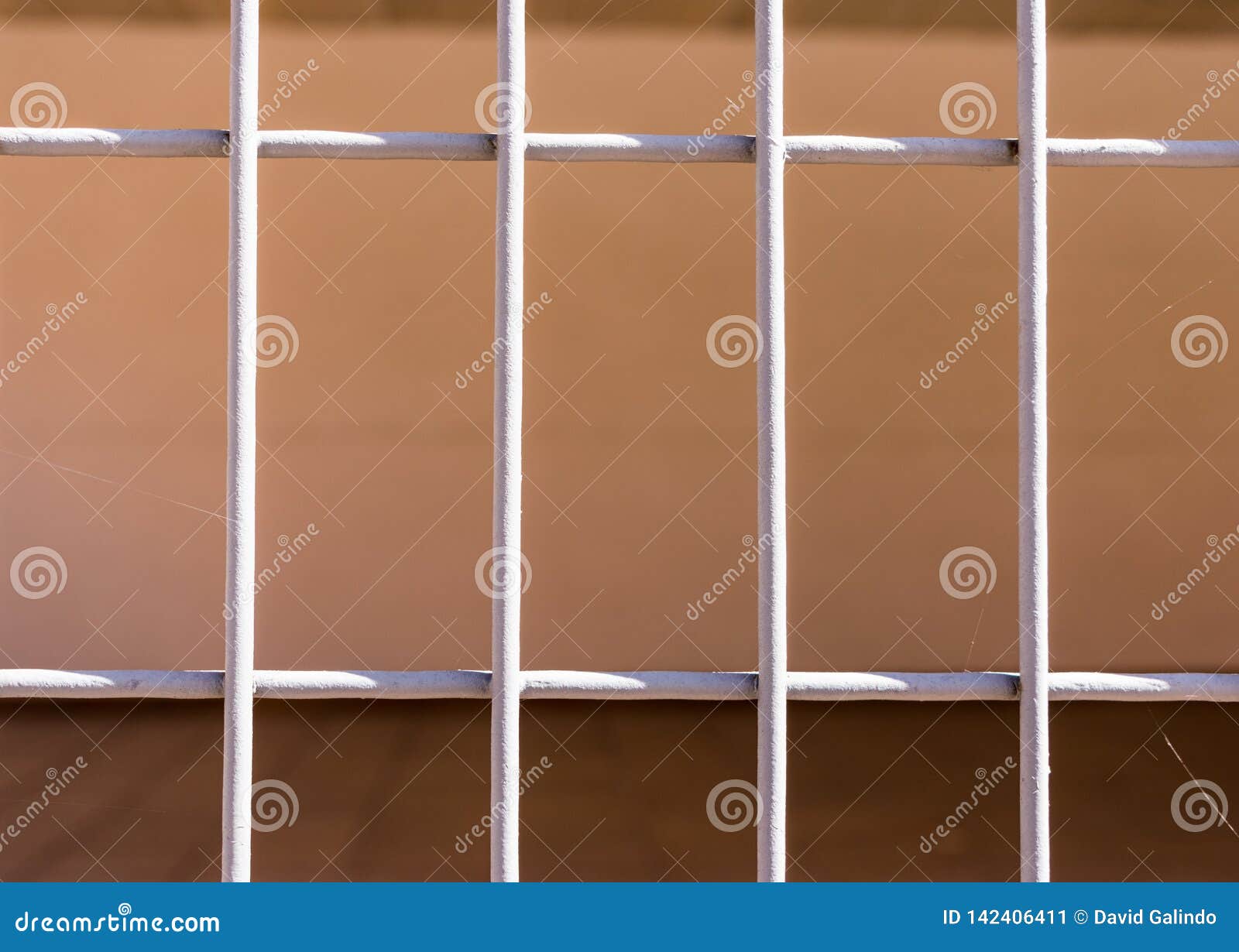 Iron Grating on Wall in the Street Stock Image - Image of light, door ...