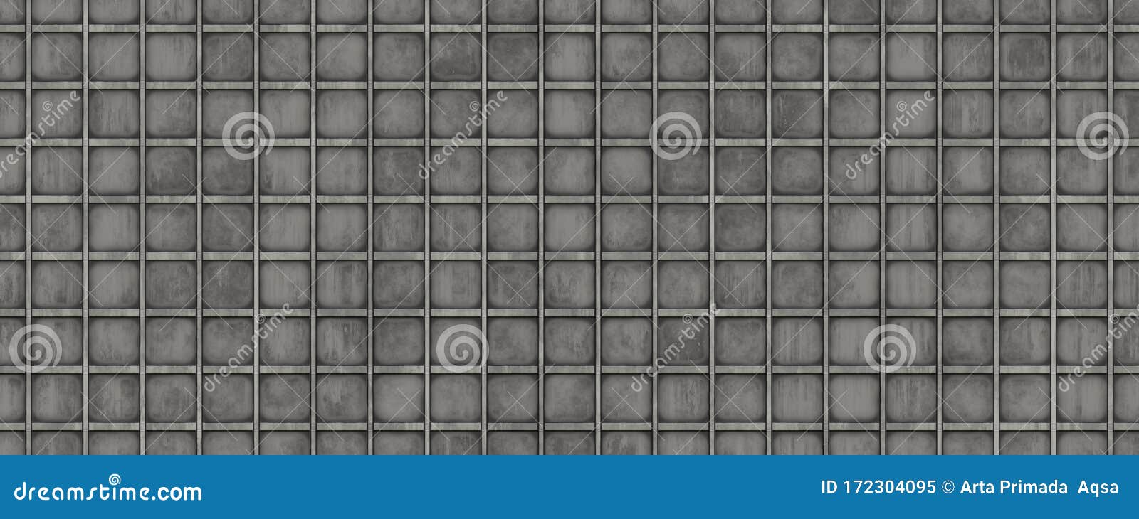 Iron Grid Wall Texture Background Stock Illustration - Illustration of ...