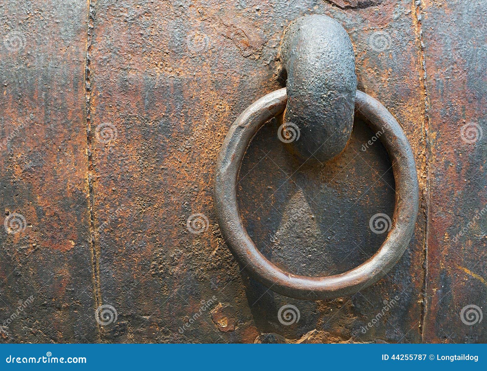 Iron handle stock image. Image of rusty, antique, knocker - 44255787