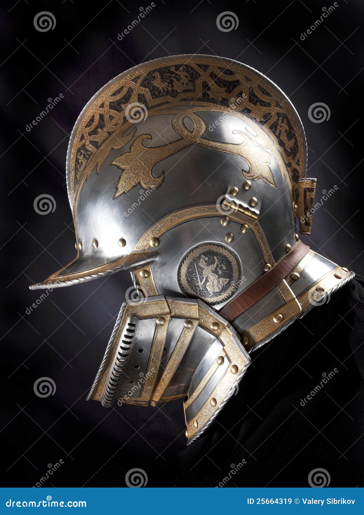 Iron helmet stock image. Image of head, protection, knight - 25664319