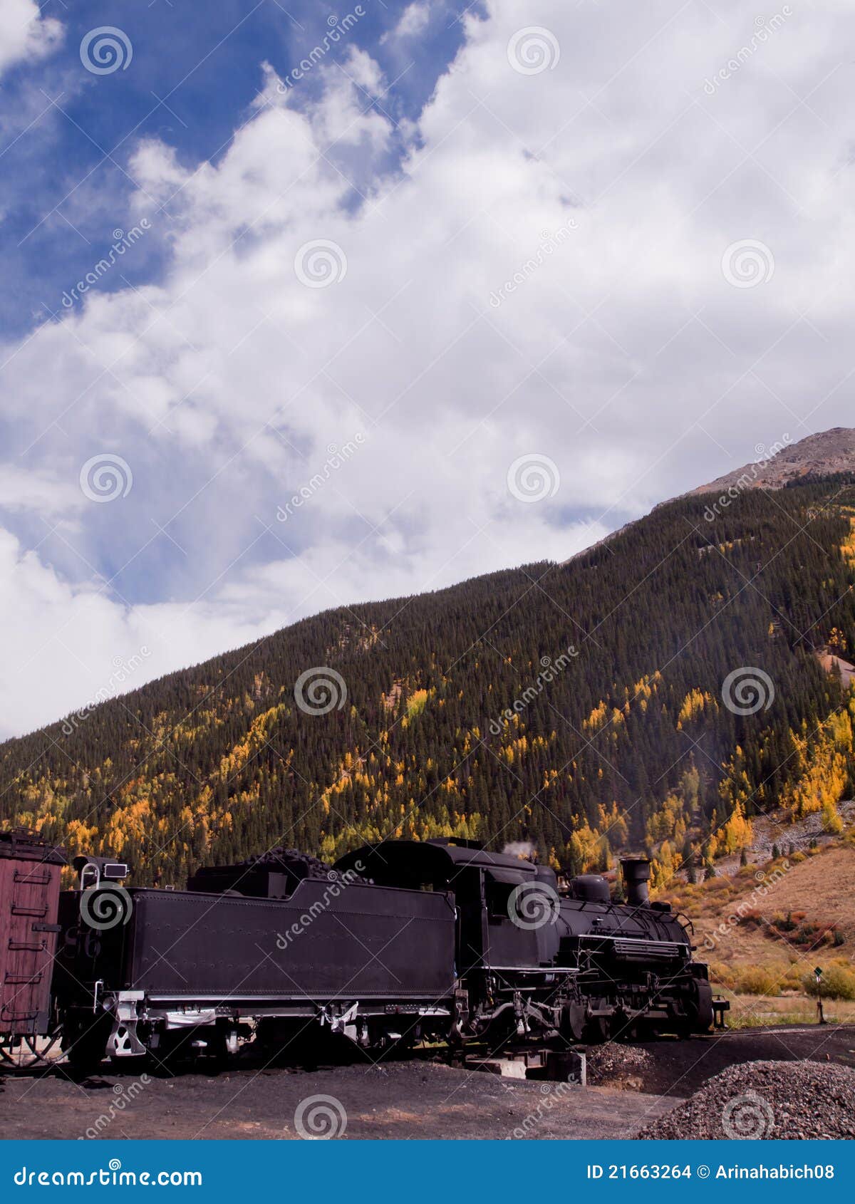 Iron Horse #486 stock photo. Image of fall, caboose, train - 21663264