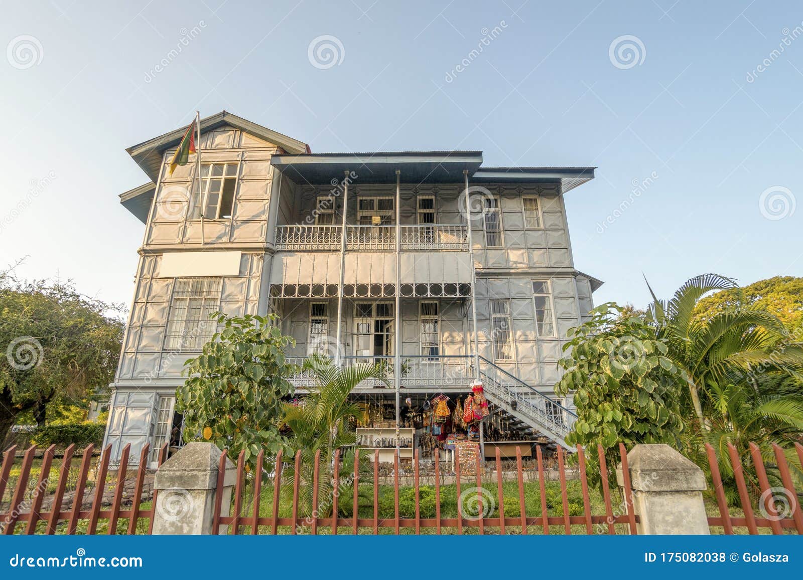 The Iron House in Maputo, Mozambique Stock Photo - Image of ...