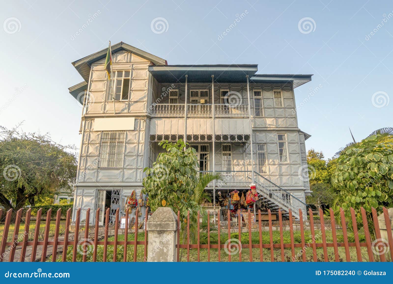 The Iron House in Maputo, Mozambique Stock Photo - Image of ...