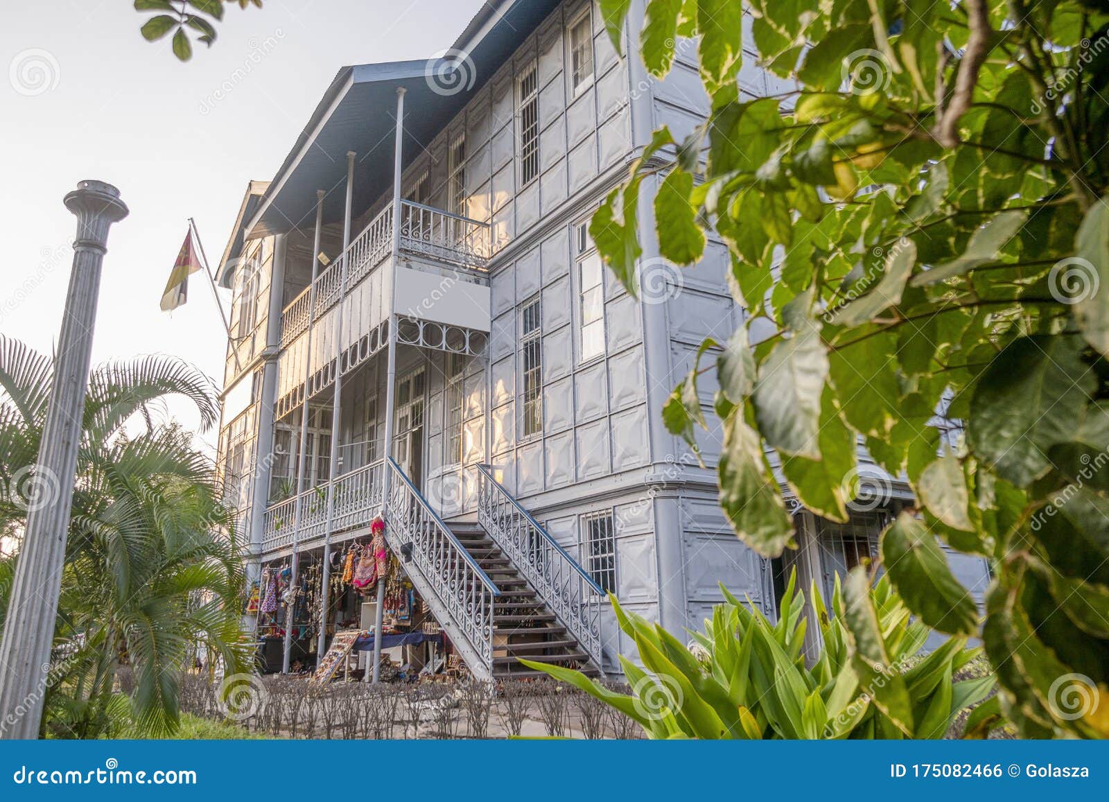 The Iron House in Maputo, Mozambique Stock Photo - Image of design ...