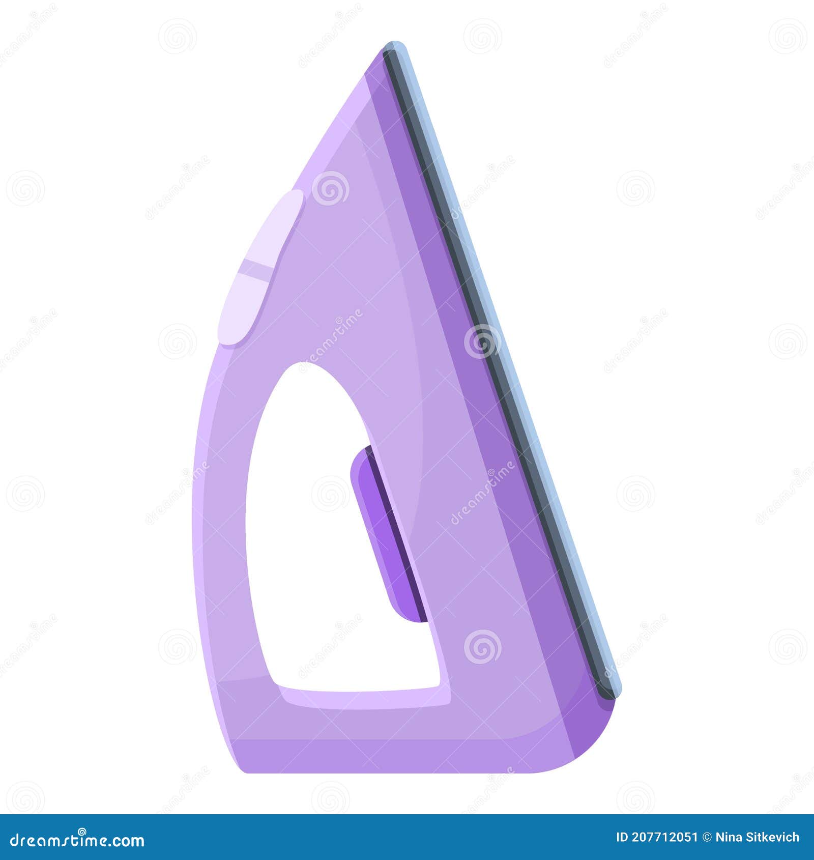 Iron icon, cartoon style stock illustration. Illustration of vector ...