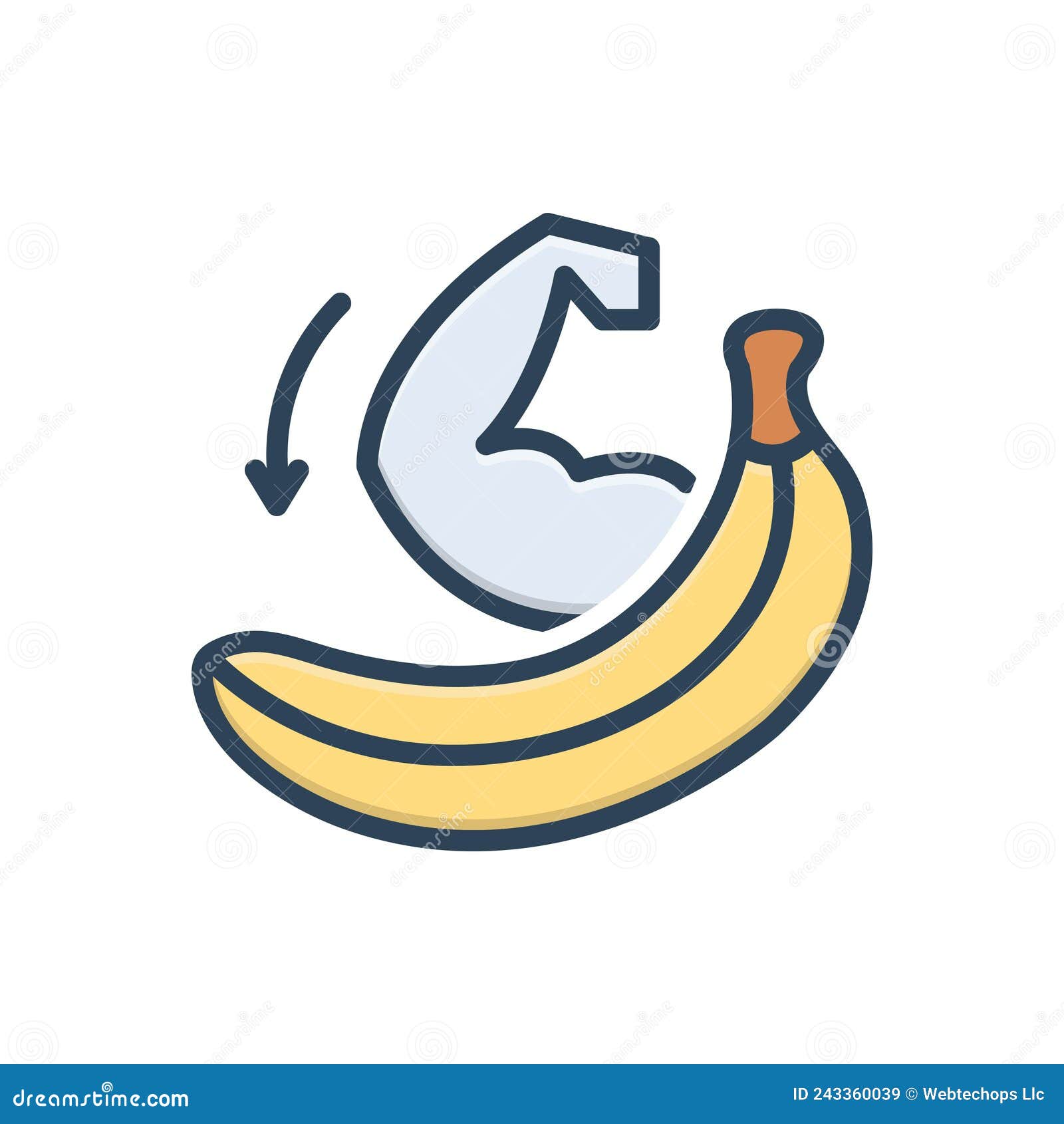 Color Illustration Icon for Iron, Nutrition and Healthy Stock ...