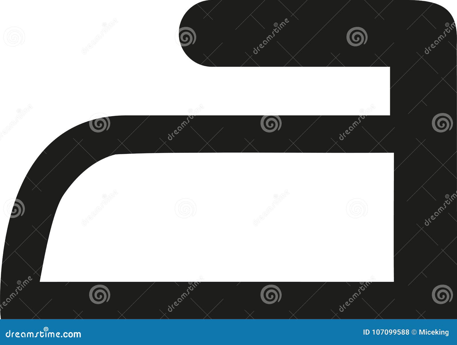 Iron Icon Vector Isolated On White Background, Iron Sign , Line And ...