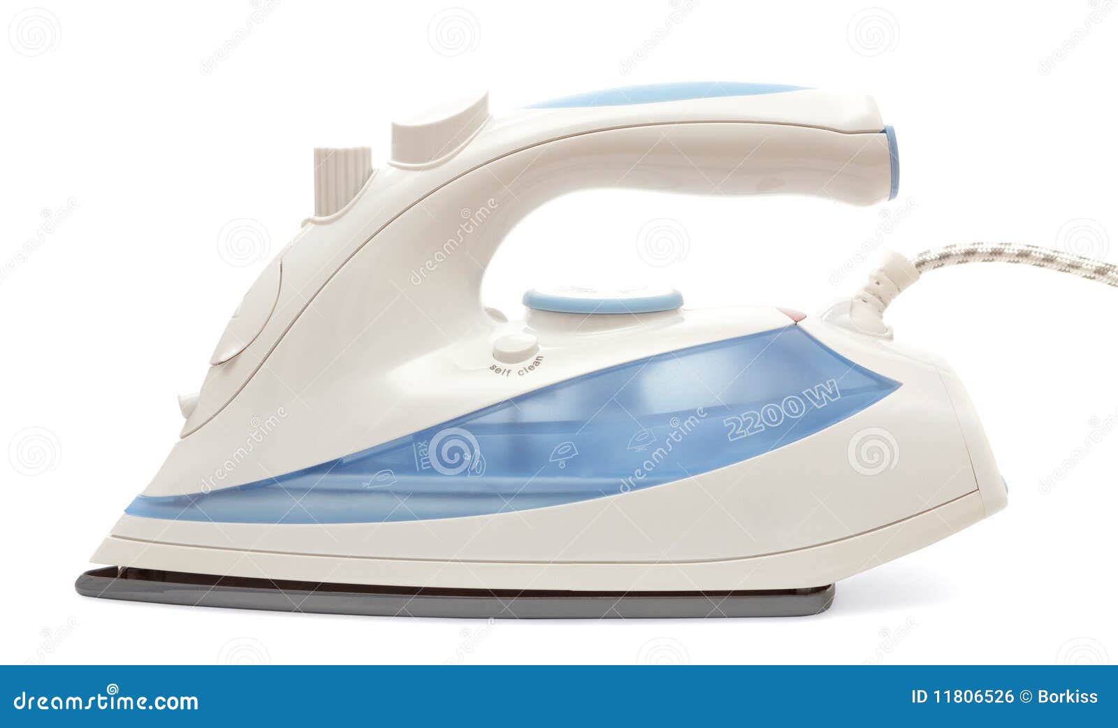 Iron isolated on white stock photo. Image of tool, plastic - 11806526