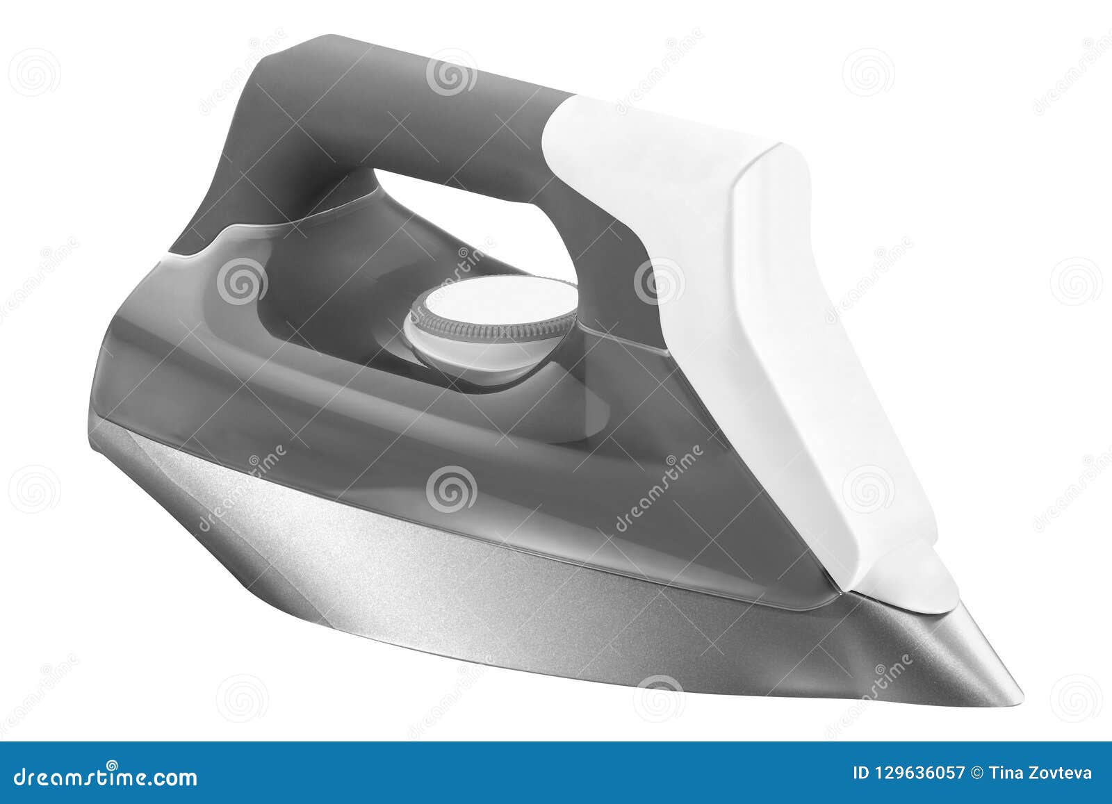 Iron isolated on white stock image. Image of object - 129636057