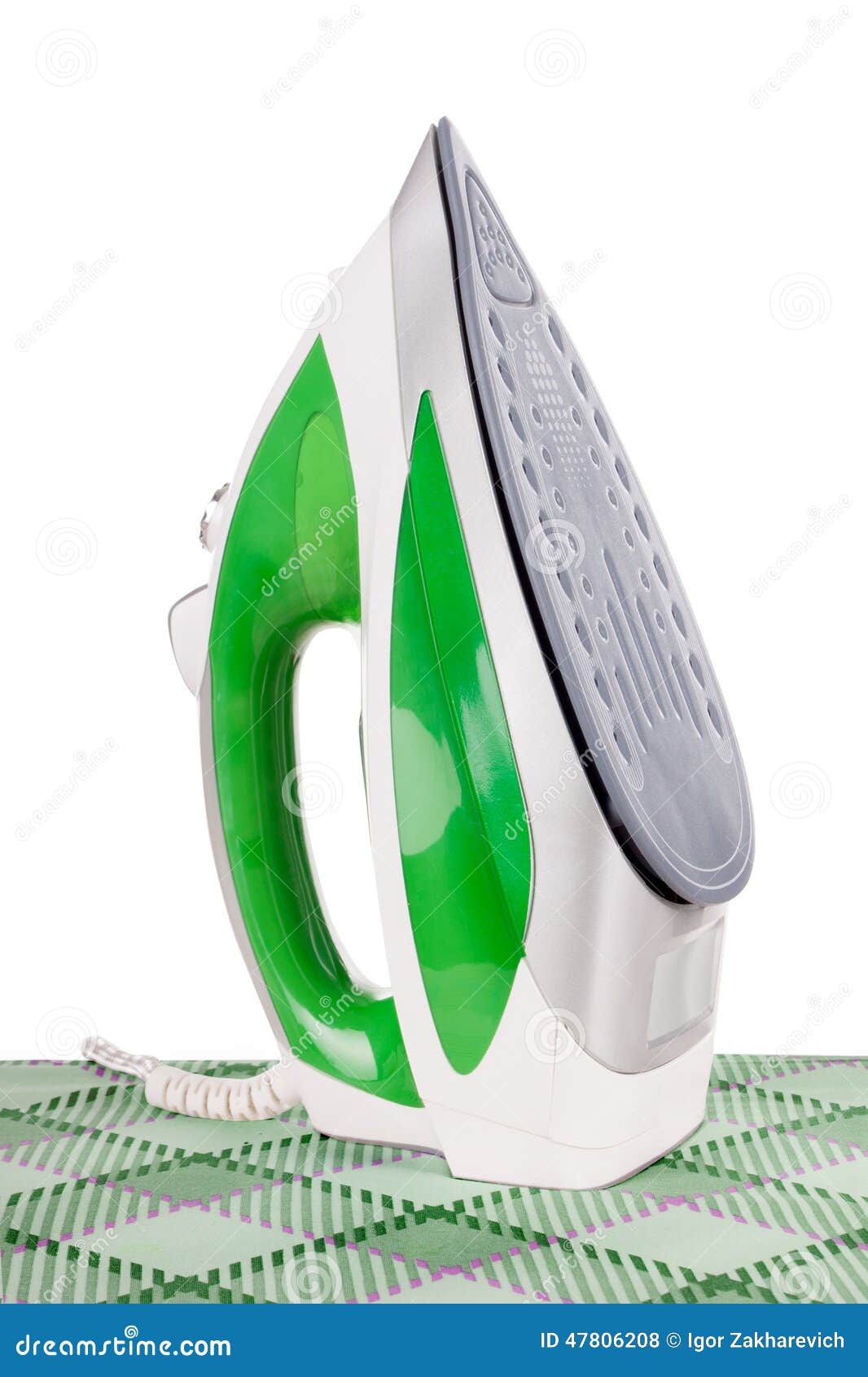Iron isolated stock photo. Image of ironing, electrical - 47806208