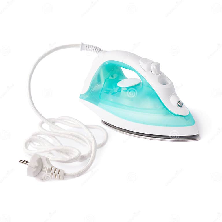 Iron Isolated on a White Background Stock Image - Image of background ...