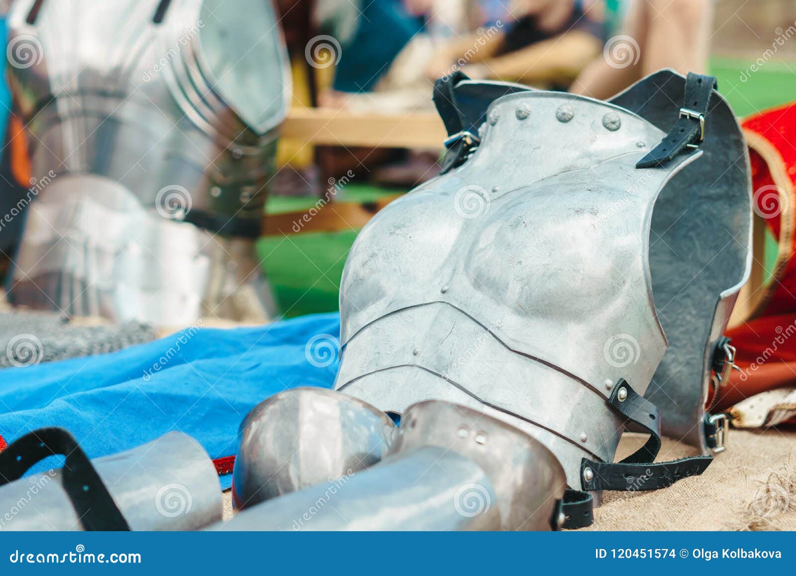 Iron knight`s armor stock photo. Image of ancient, battle - 120451574