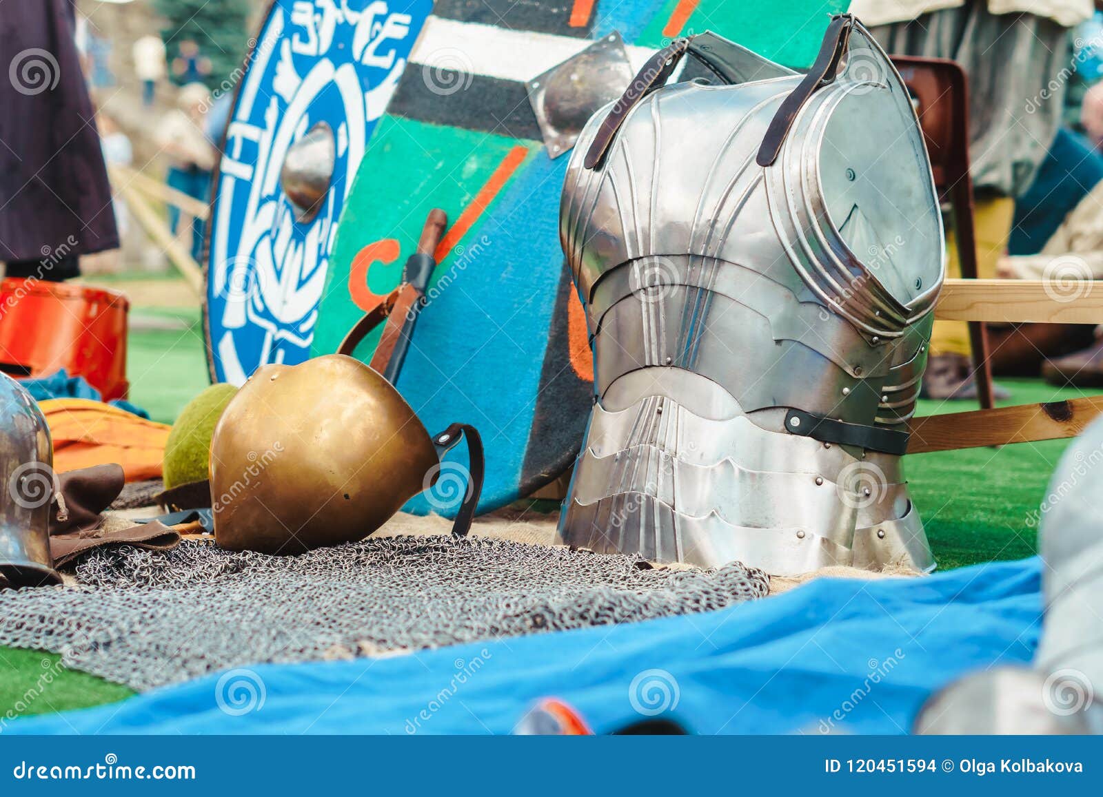 Iron knight`s armor stock photo. Image of antique, ancient - 120451594