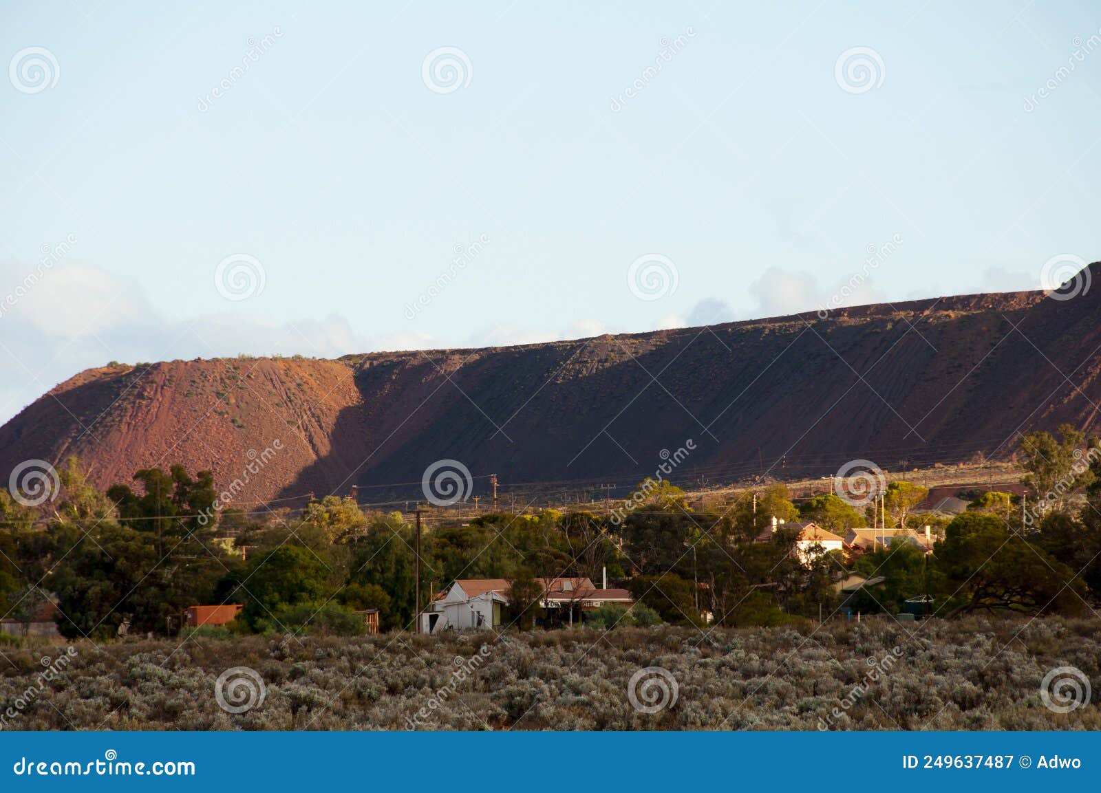 Iron Knob stock image. Image of dust, horizon, australia - 249637487