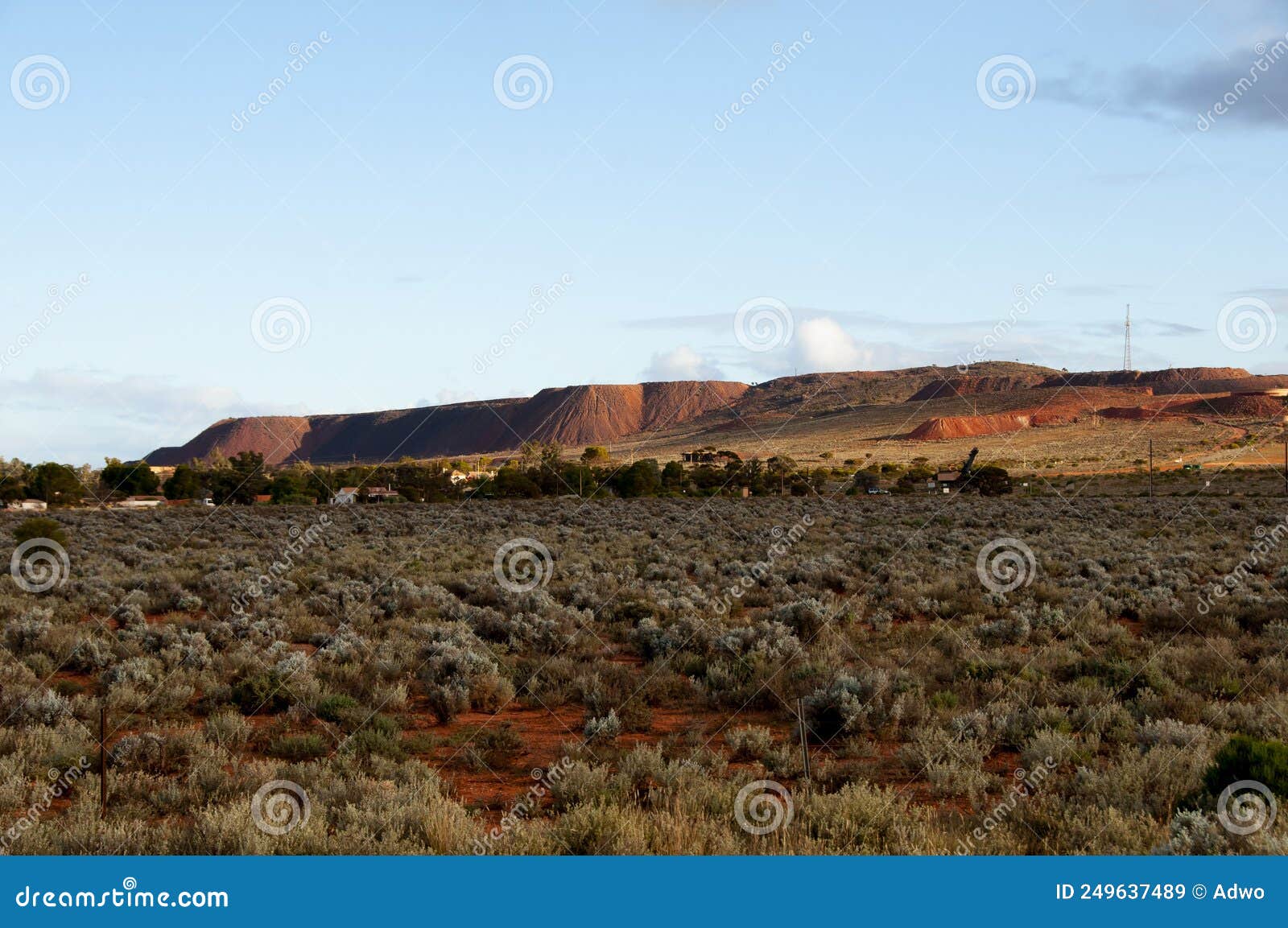 Iron Knob stock image. Image of peninsula, plain, massive - 249637489
