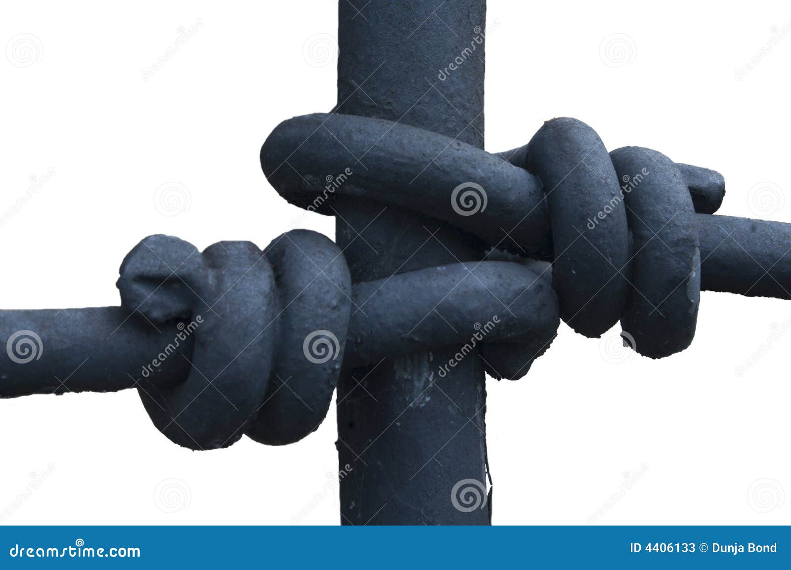 Iron knot stock image. Image of bound, ironwork, iron - 4406133