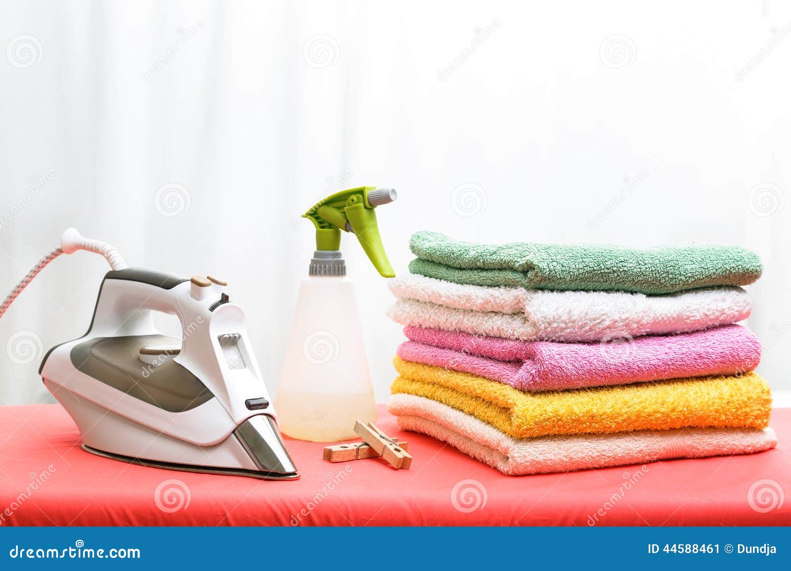Iron and laundry stock image. Image of appliance, clean - 44588461