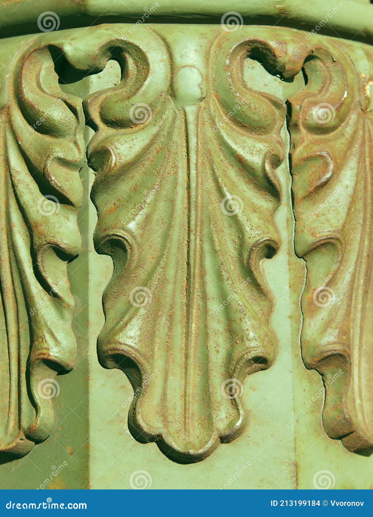 Iron Leaves stock photo. Image of column, fine, leaf - 213199184