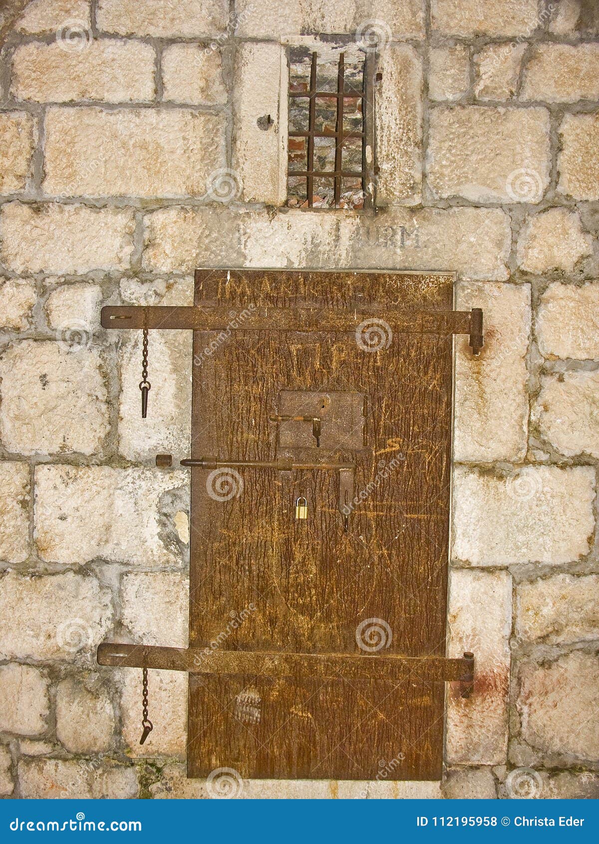 Access To the Castle Prison Stock Photo - Image of archway, locked ...