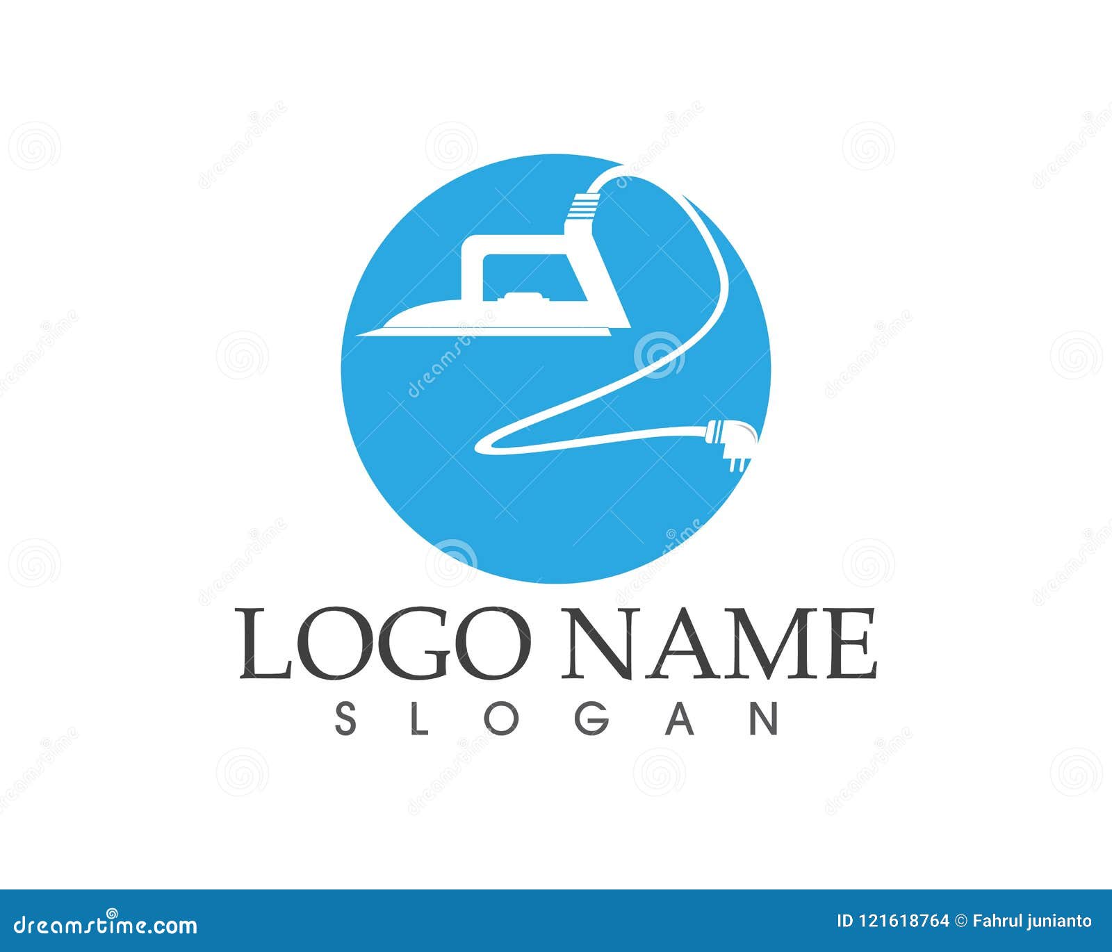 Iron logo design vector stock vector. Illustration of background ...