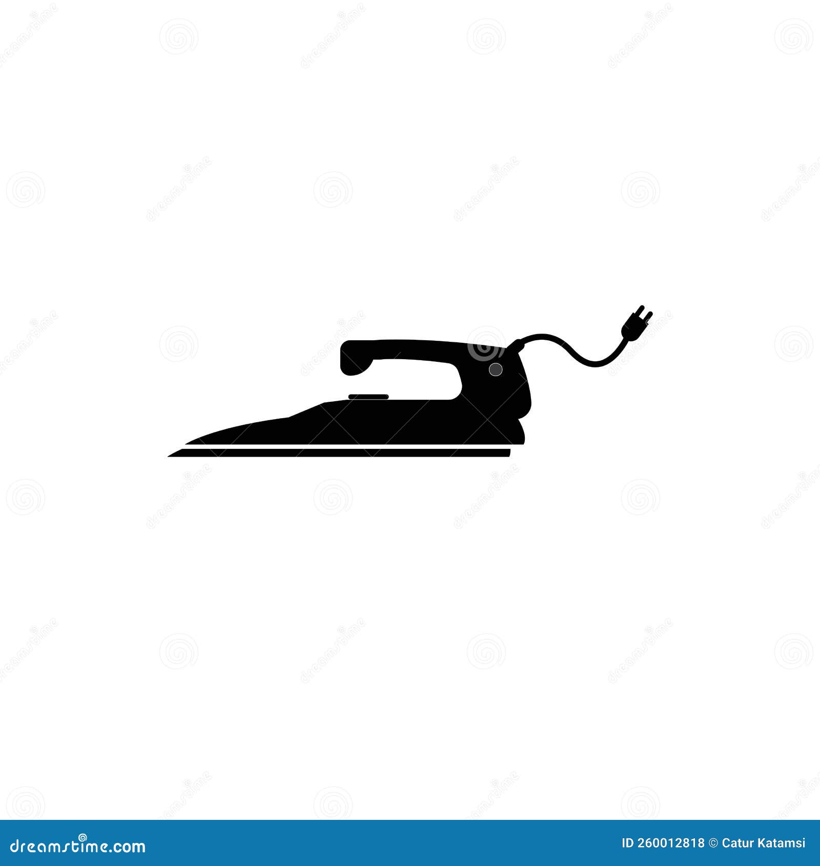 Iron logo icon vector stock illustration. Illustration of black - 260012818