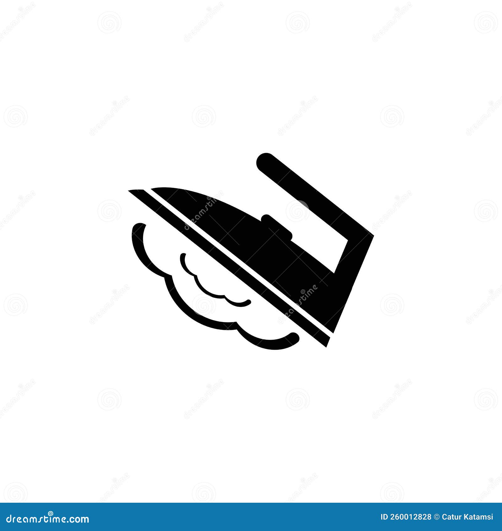 Iron logo icon vector stock vector. Illustration of icons - 260012828