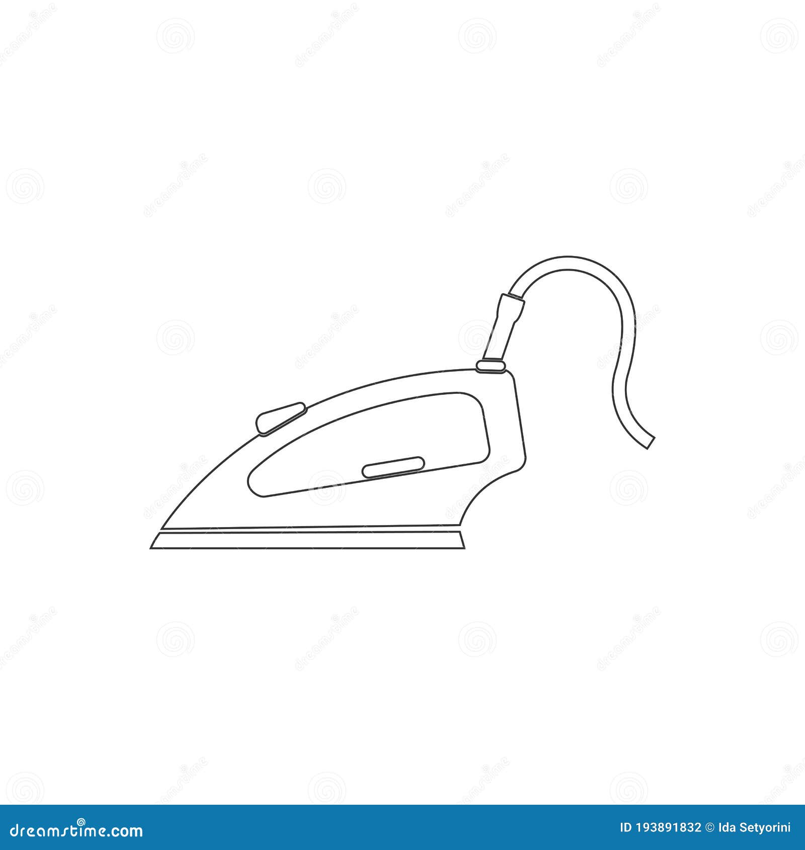 Iron logo stock vector. Illustration of device, iron - 193891832