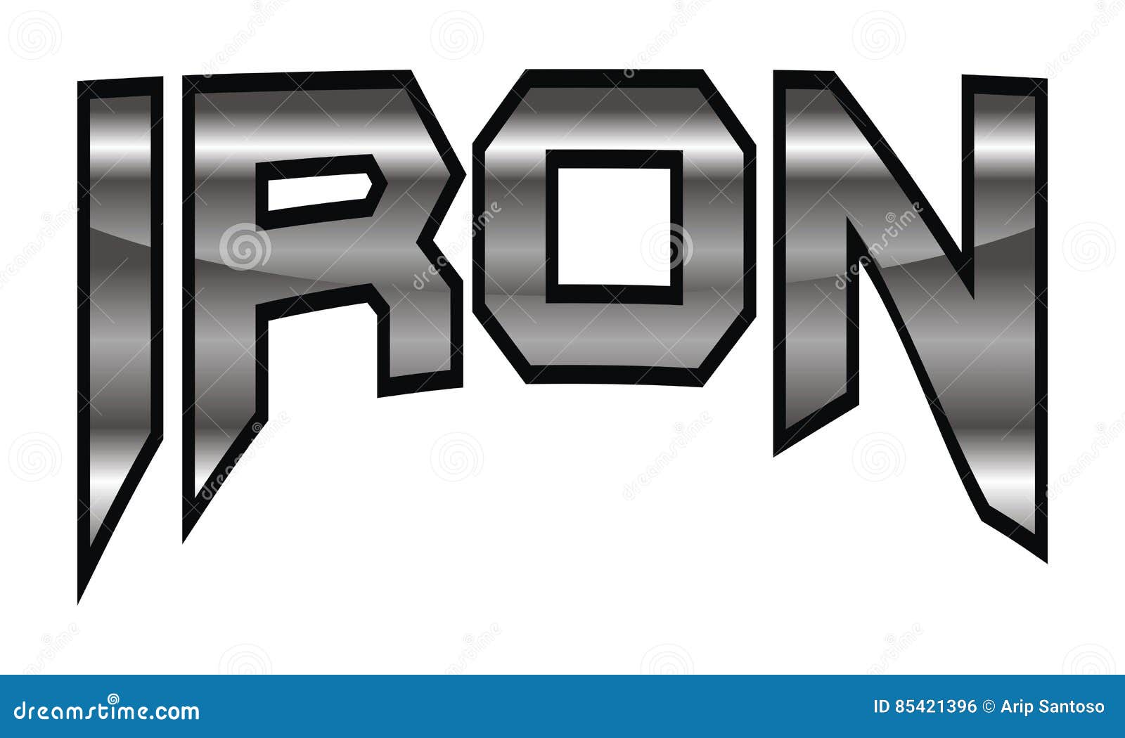 Iron stock vector. Illustration of adventure, iron, internet - 85421396