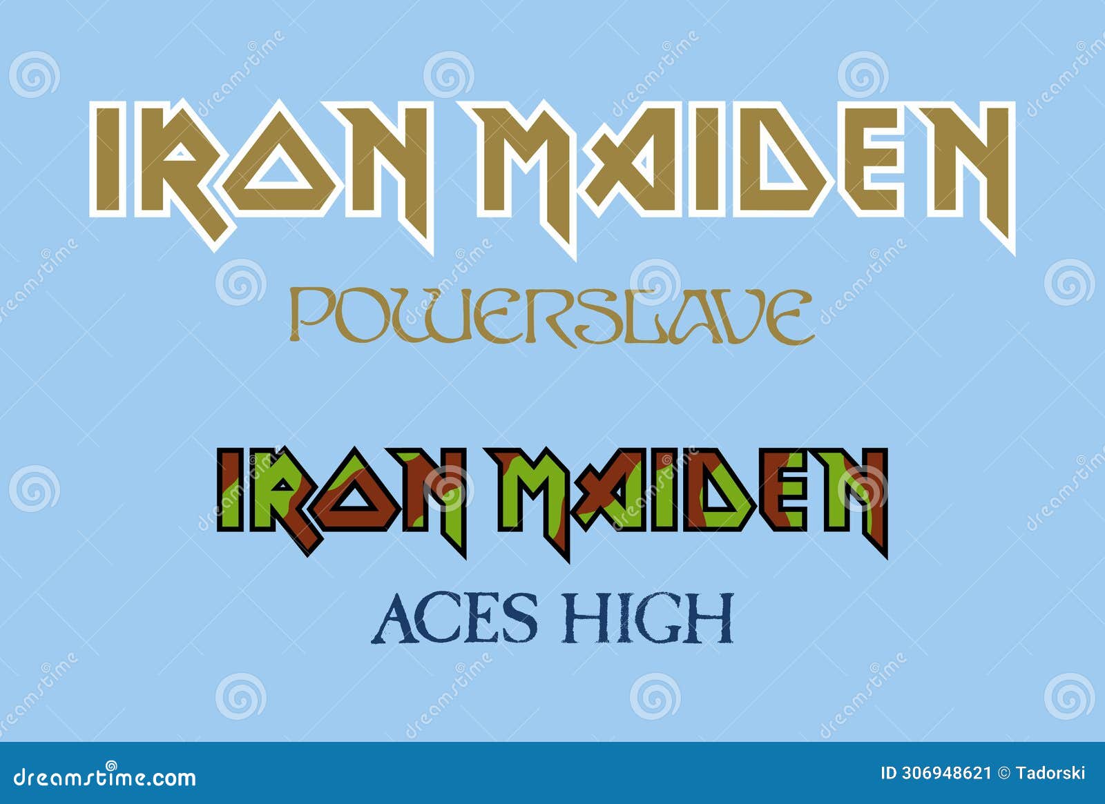 Iron Maiden Logo Vector Iron Maiden Svg, Rock Band Svg, Iron Maiden