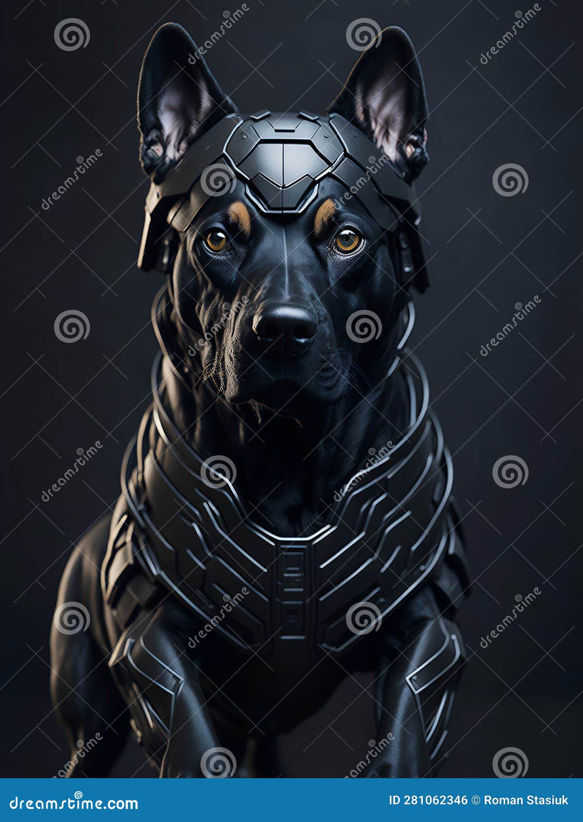 Iron Man Dog. Generative AI Stock Illustration - Illustration of hero ...