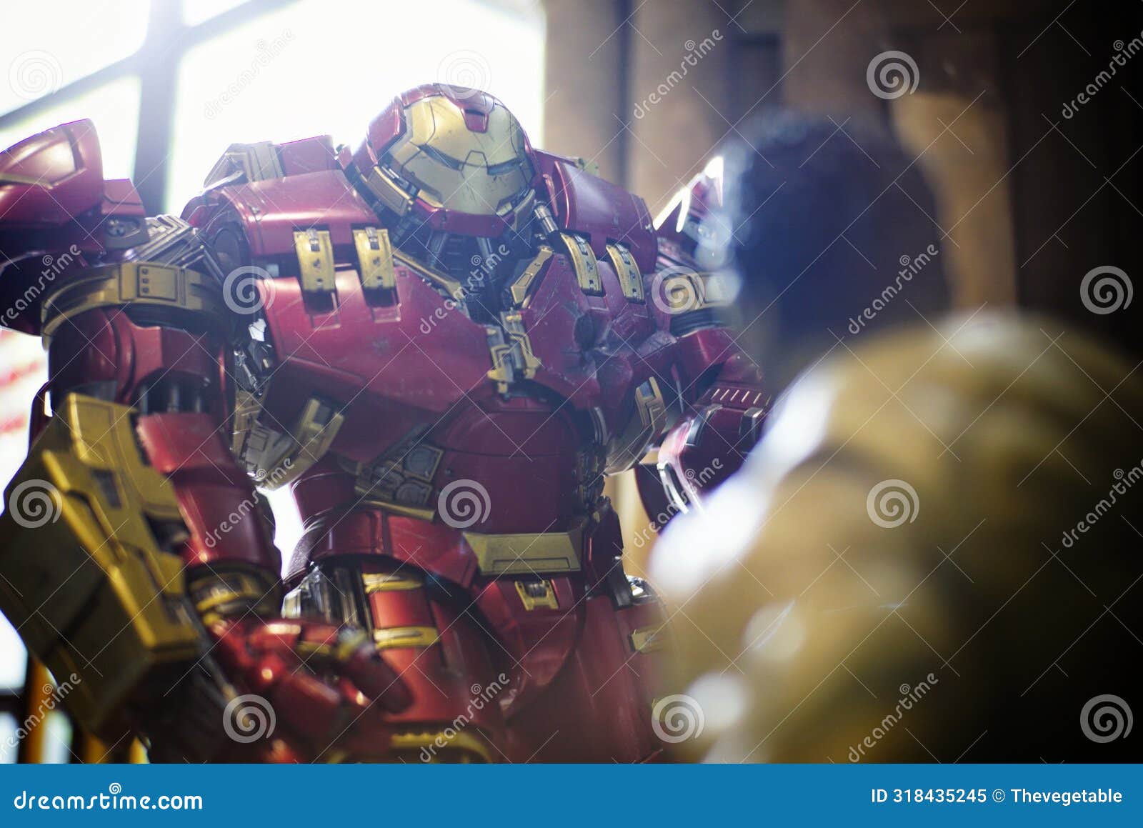 Iron Man Toy Figure Fighting with Hulk Stock Image - Image of health ...
