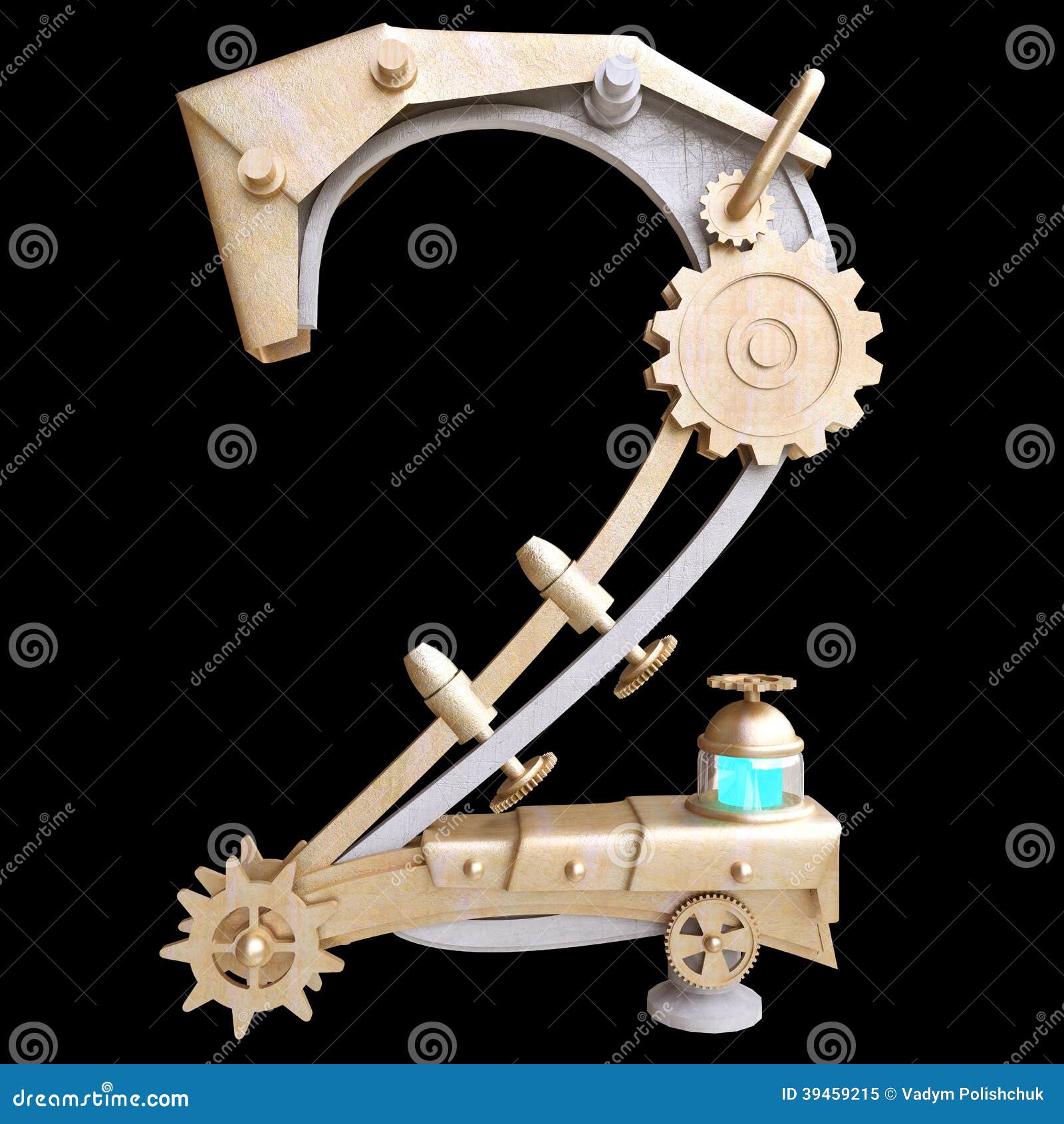 Iron Mechanical Question Mark. Royalty-Free Stock Image | CartoonDealer ...