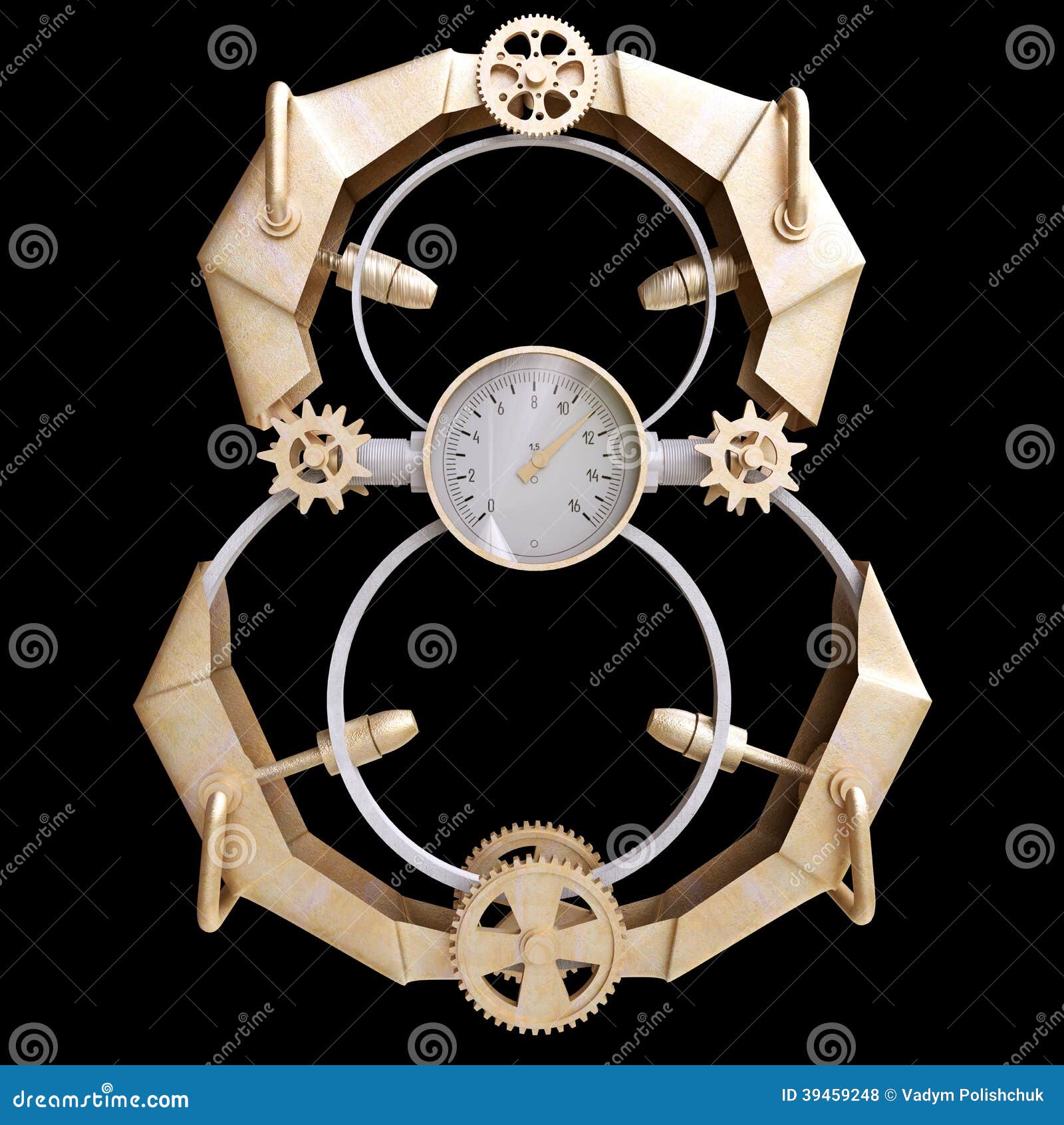 Iron Mechanical Question Mark. Stock Image | CartoonDealer.com #39459247