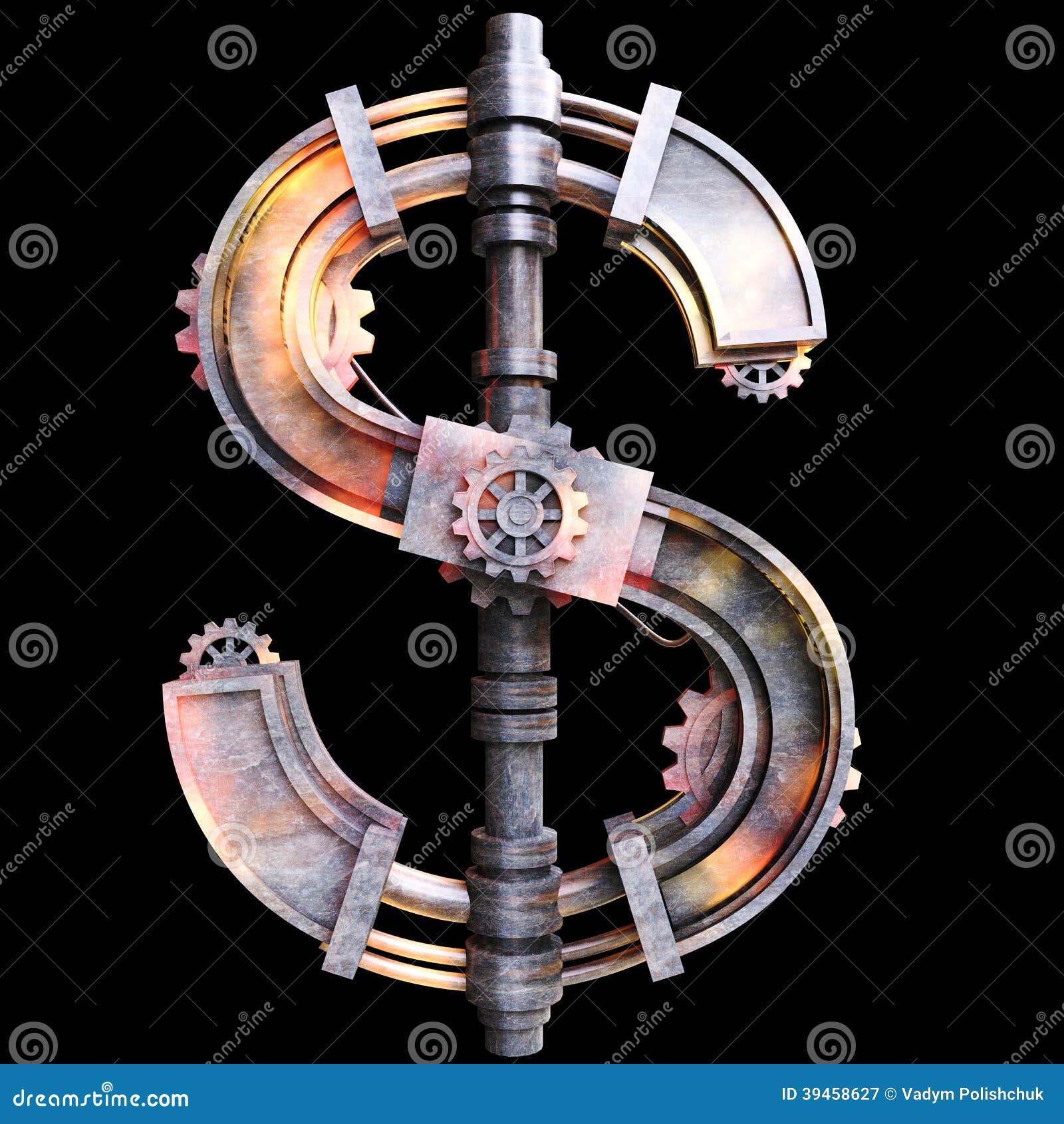 Iron Mechanical Question Mark. Royalty-Free Stock Image | CartoonDealer ...