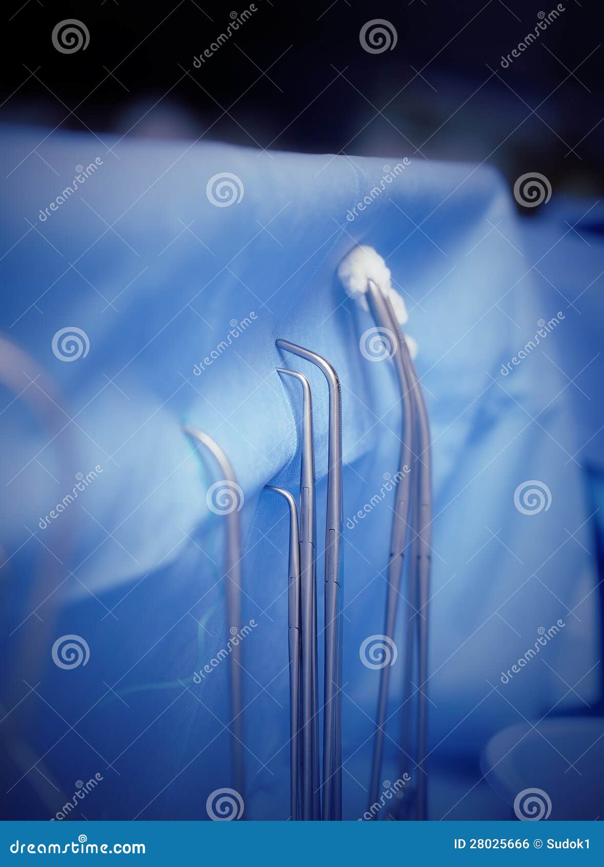 Iron Medical Instruments Prepared for Surgery Stock Photo - Image of ...