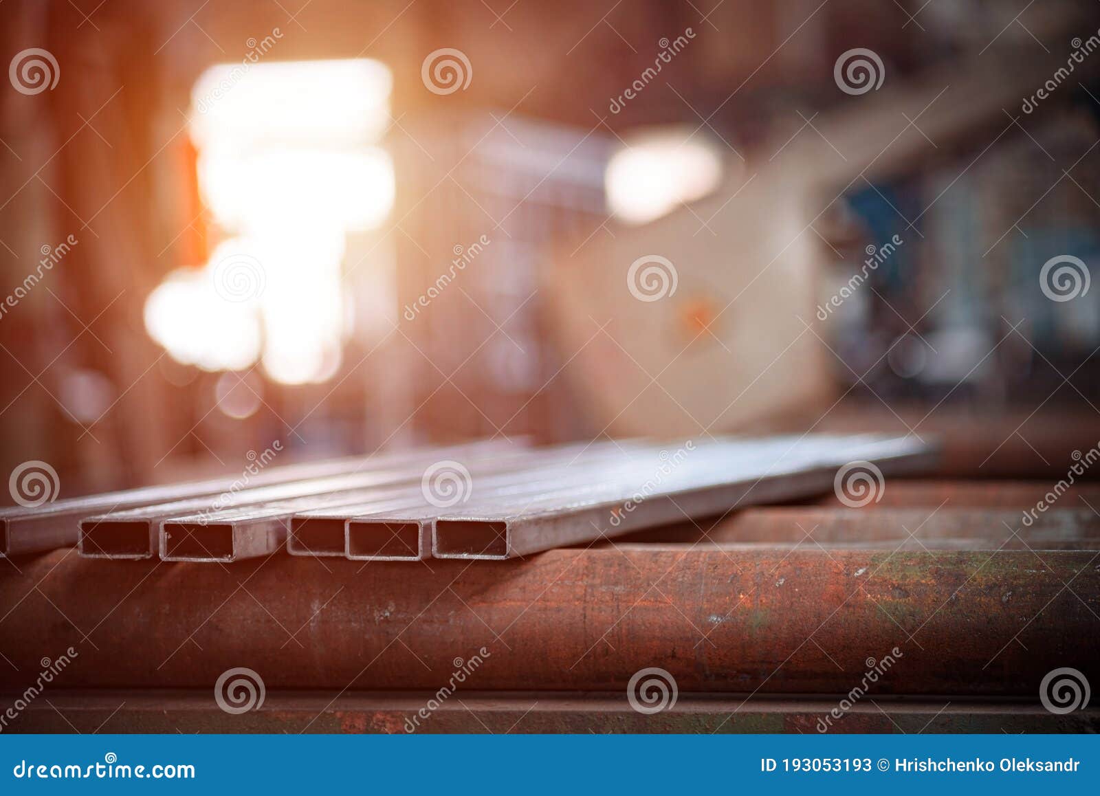 Iron Metal Profile Folded in a Row Stock Image - Image of brutal ...