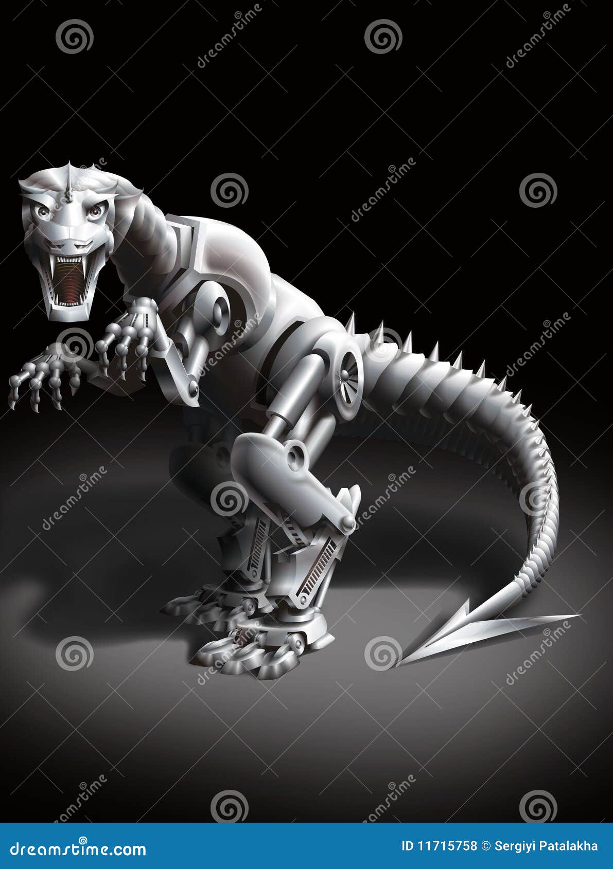Iron Monster stock illustration. Illustration of fantastic - 11715758